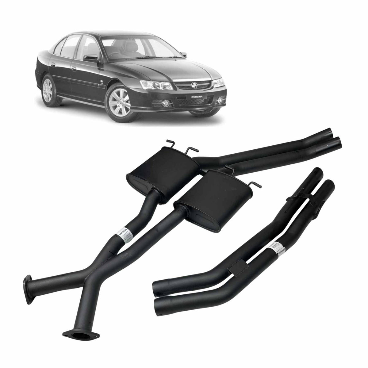 Redback Exhaust for Holden Commodore 5.7L V8 VT VX VY VZ And VZ V6 Or ...
