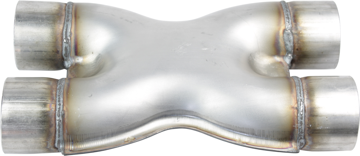 X-Pipe - Twin, 75mm(3"), 409 Stainless – Diesel Performance & Mechanical